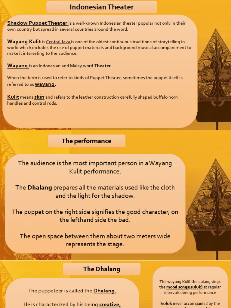 Indonesian Theater in Music 8 4th Quarter 2024 | PDF | Puppets ...