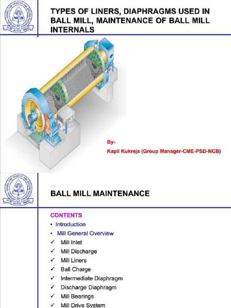 Ball Mill | PDF