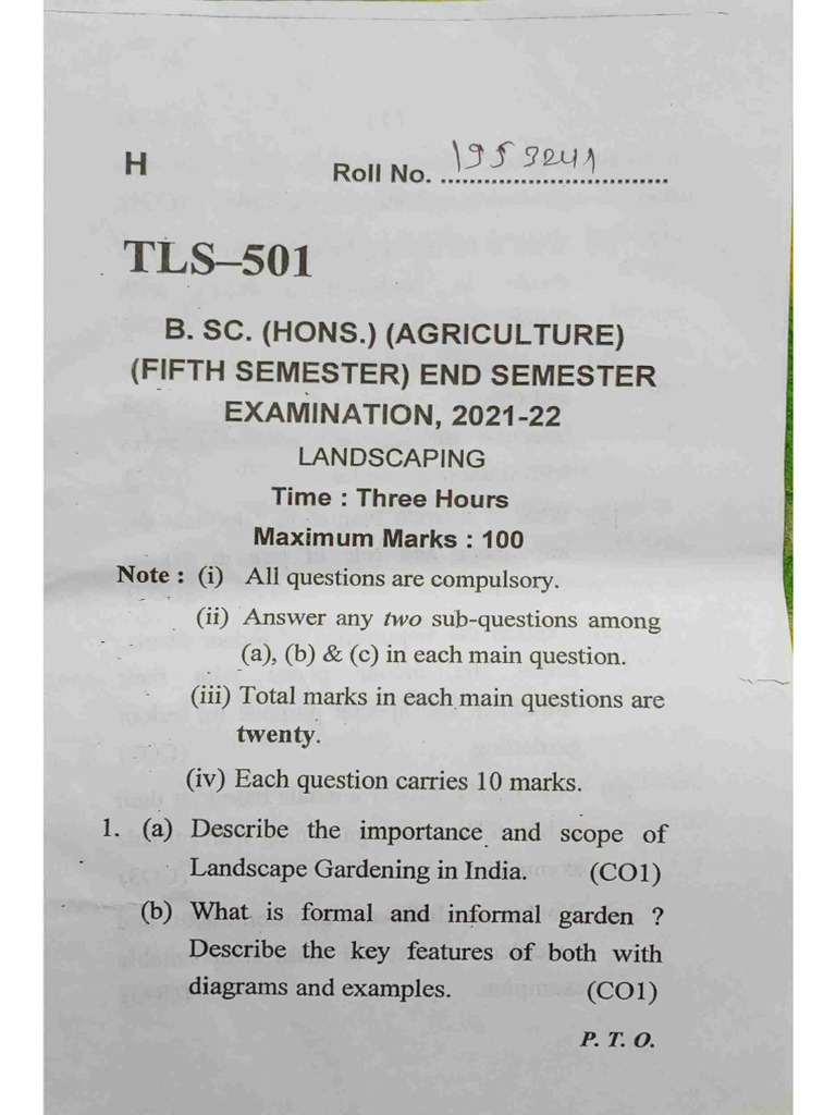 5th Sem Question | PDF