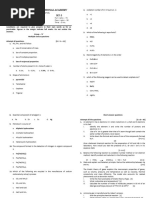 Grade 9 Remedial Chemistry Practice | PDF | Atoms | Isotope