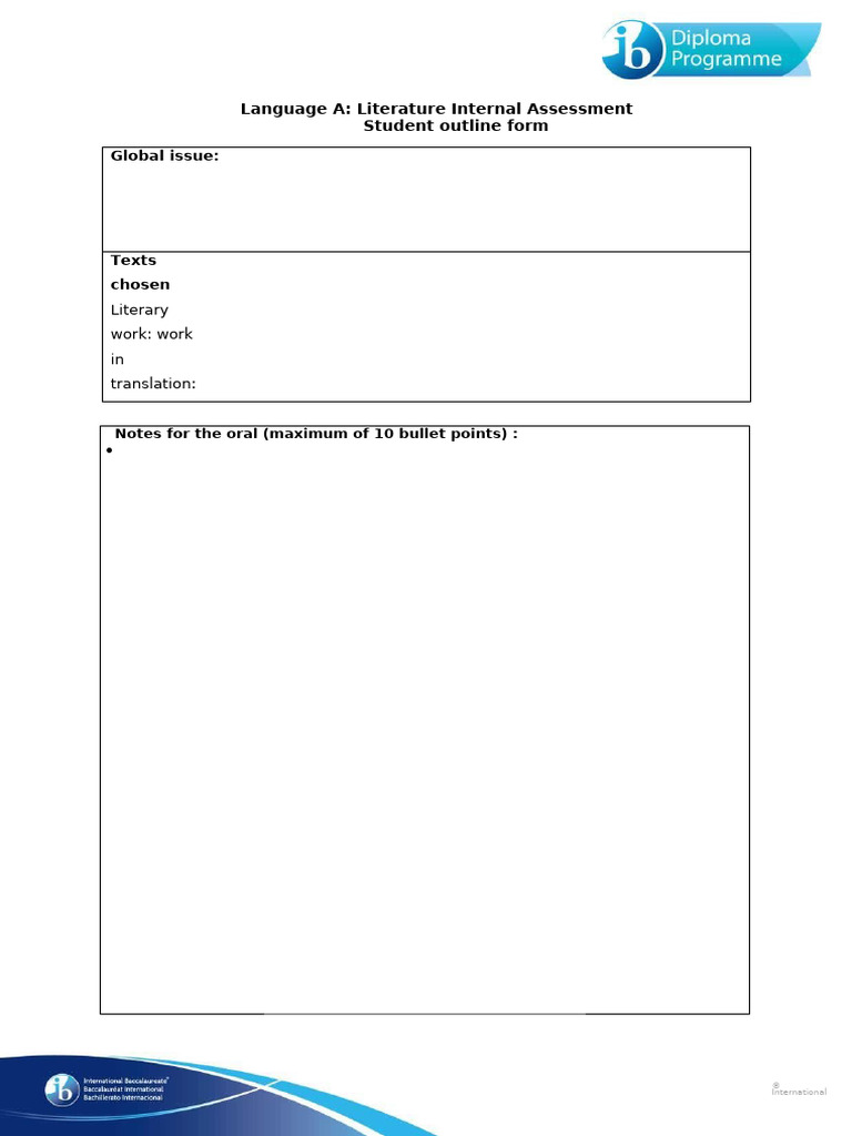 Outline Form | PDF