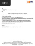 IDFC First Bank No Due Certificate | PDF