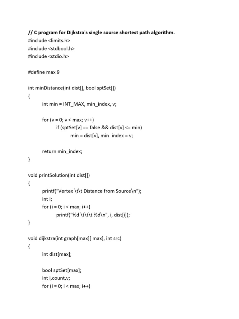 C Program For Dijkstra And Hash Table Pdf Computer Science Computer 0696