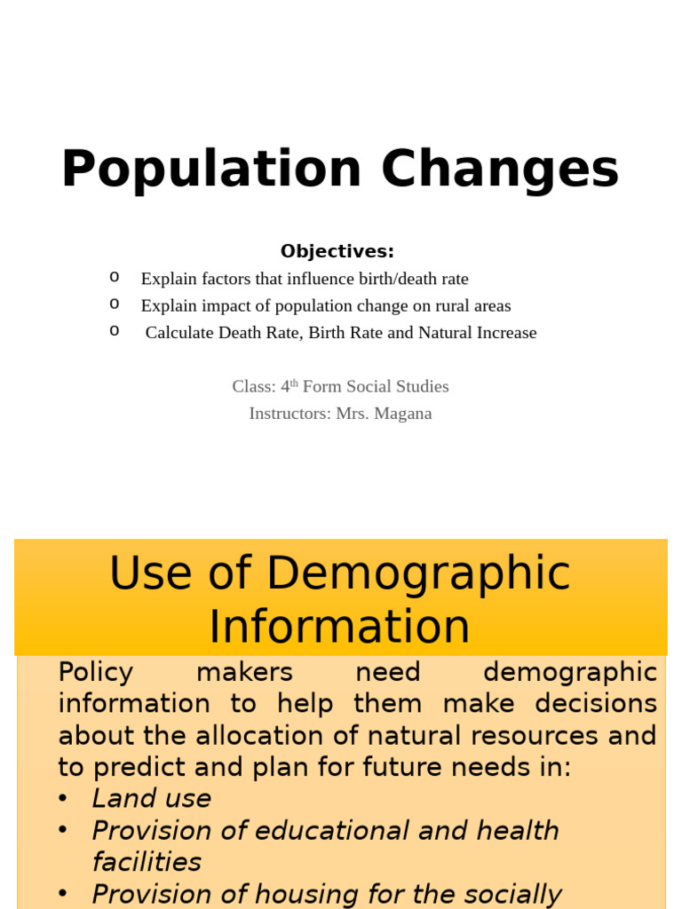 Birth and Death Rate | PDF | Birth Rate | Demography