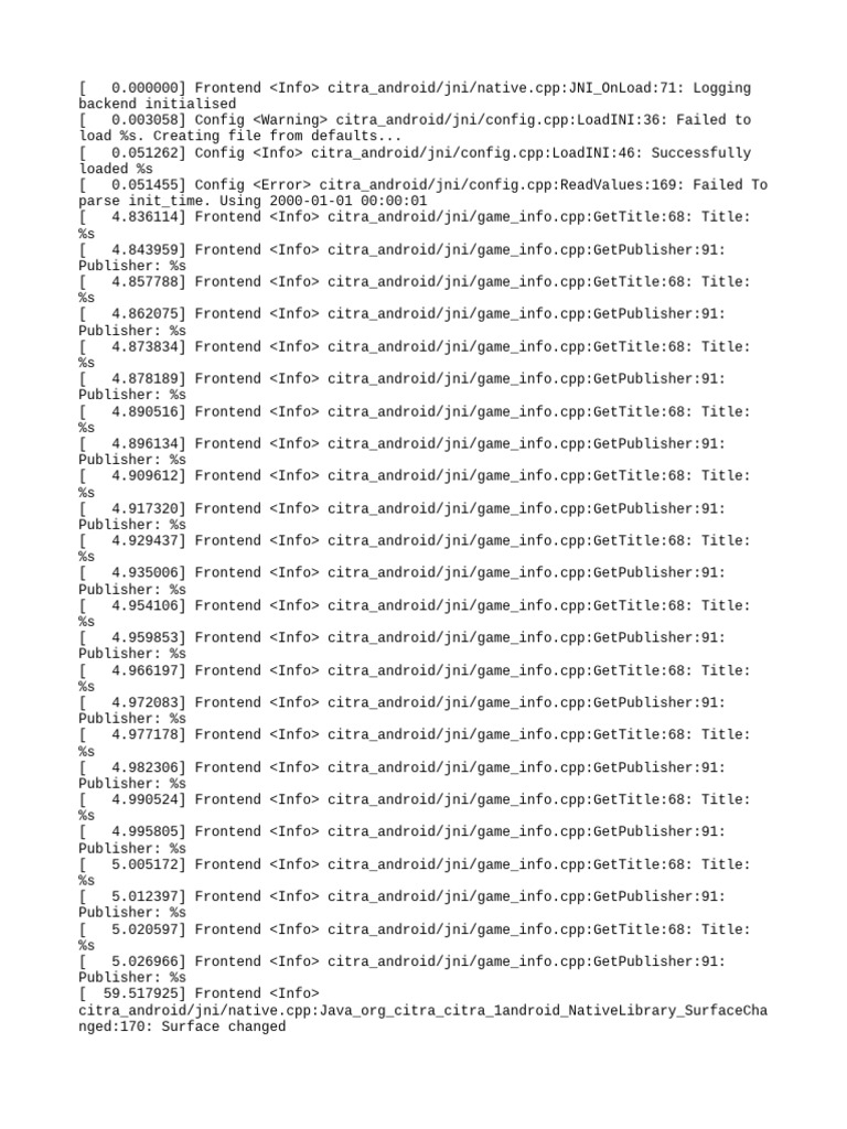 citra_log | PDF | Computer Graphics | Computer Libraries
