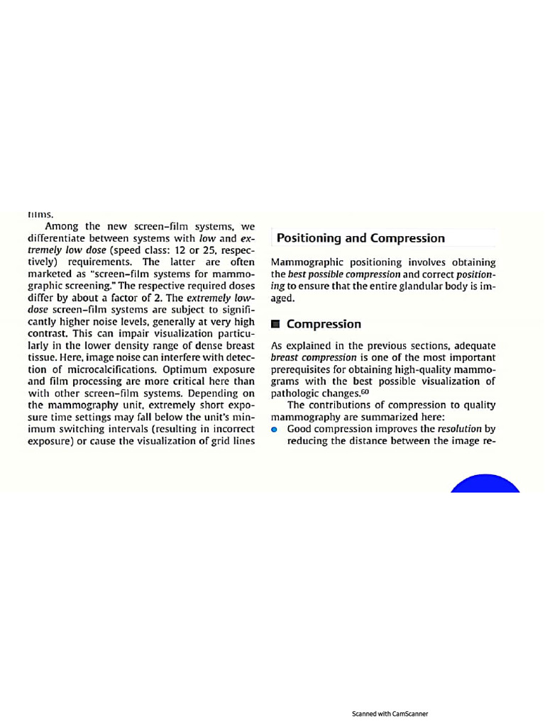 Mammography Projections and Views | PDF