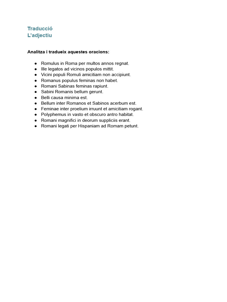 Oracions adjectius (1) | PDF