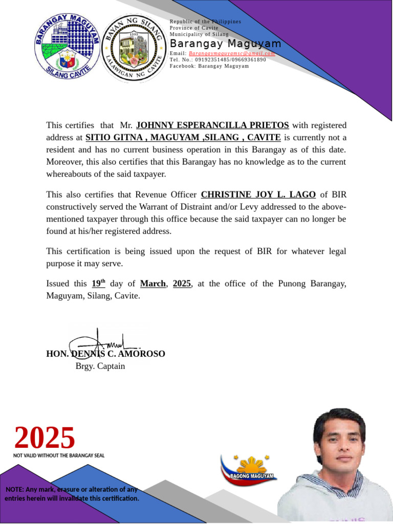 This Certifies That MR | PDF