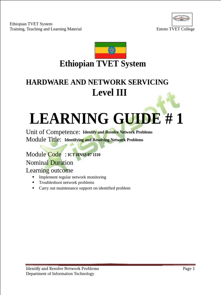 Identify Network Problem Edited | PDF | Computer Network | Telecommunications