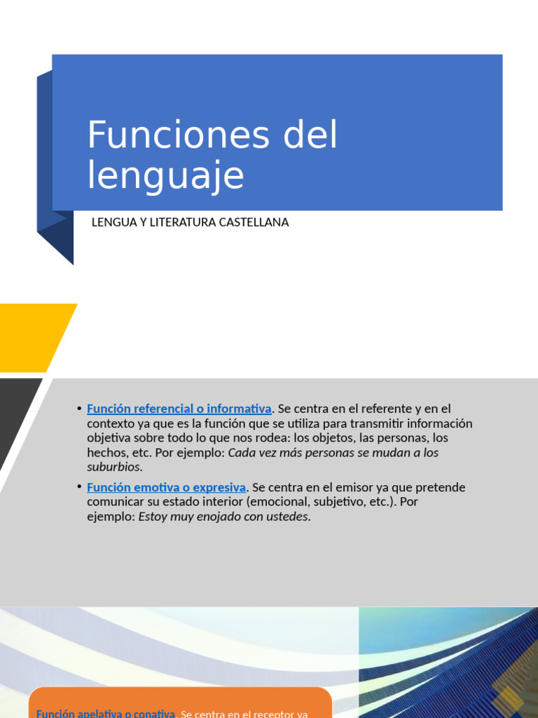 Funciones Del Lenguaje | PDF