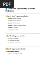 Class 12 Trigonometry Formulas | PDF