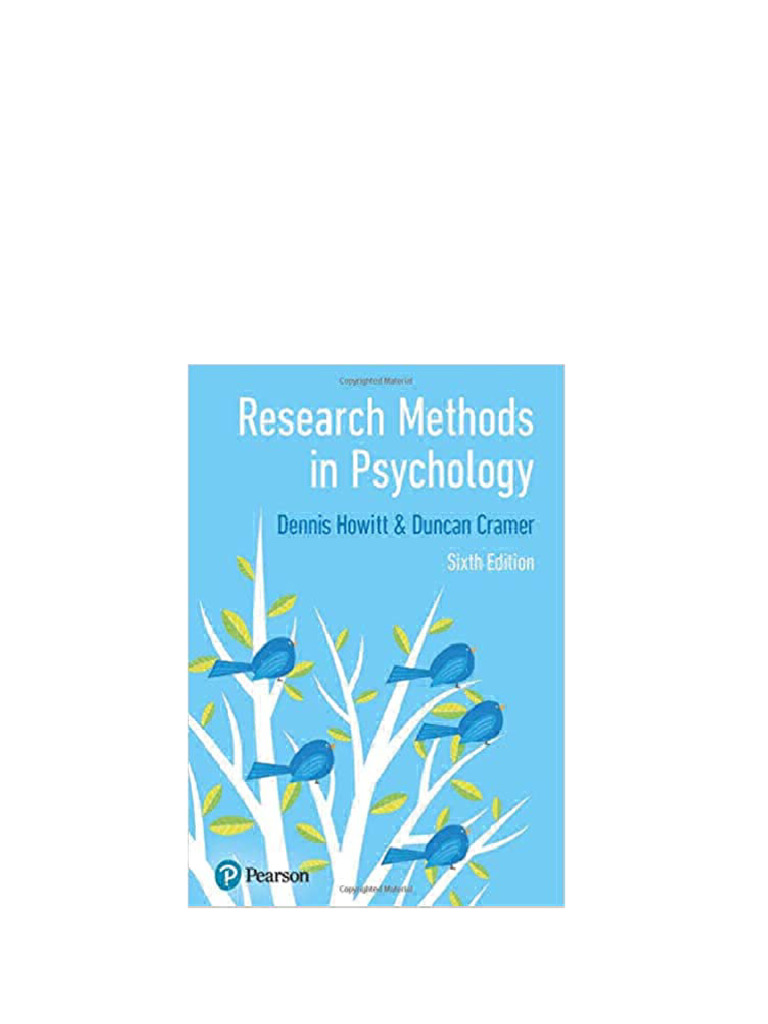 (Ebook PDF) Research Methods in Psychology 6Th Edition Download | PDF ...