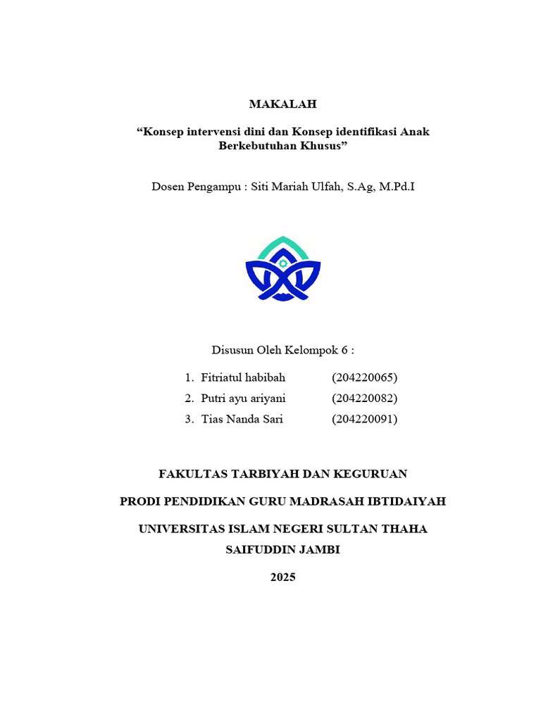 Makalah Inklusi Kel 6 New | PDF