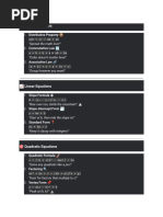 CSEC Add Math Formulas | PDF