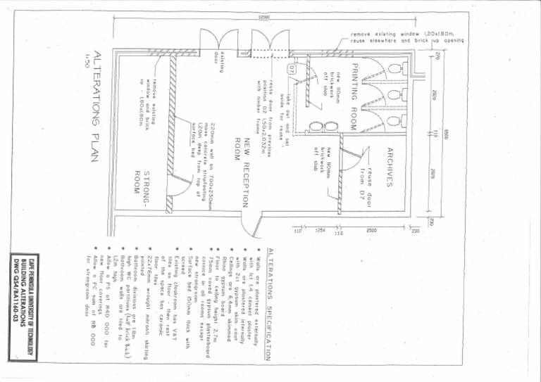 1 Alterations Example 1 Drawing | PDF