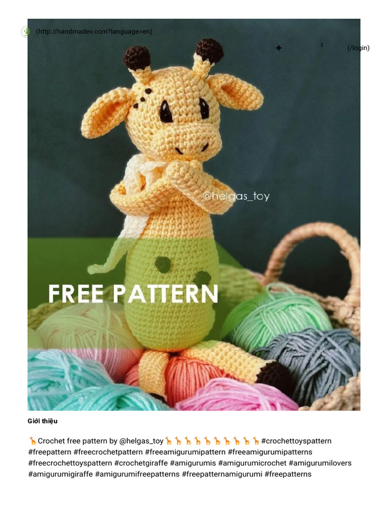 Deer Rattle Crochet Pattern | PDF
