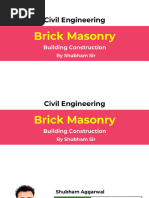 Stretcher Bond in Block Masonry | PDF | Masonry | Brick