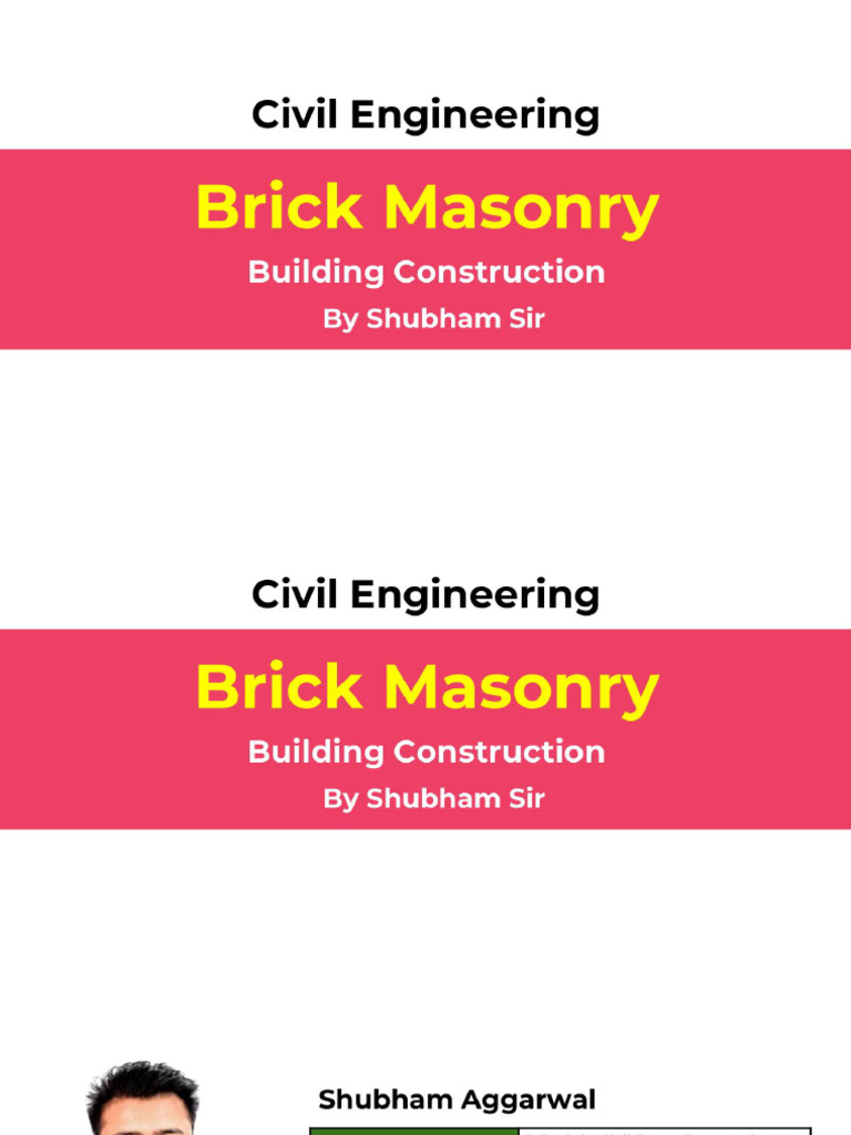 BrickMasonryWork 1 05PM | PDF