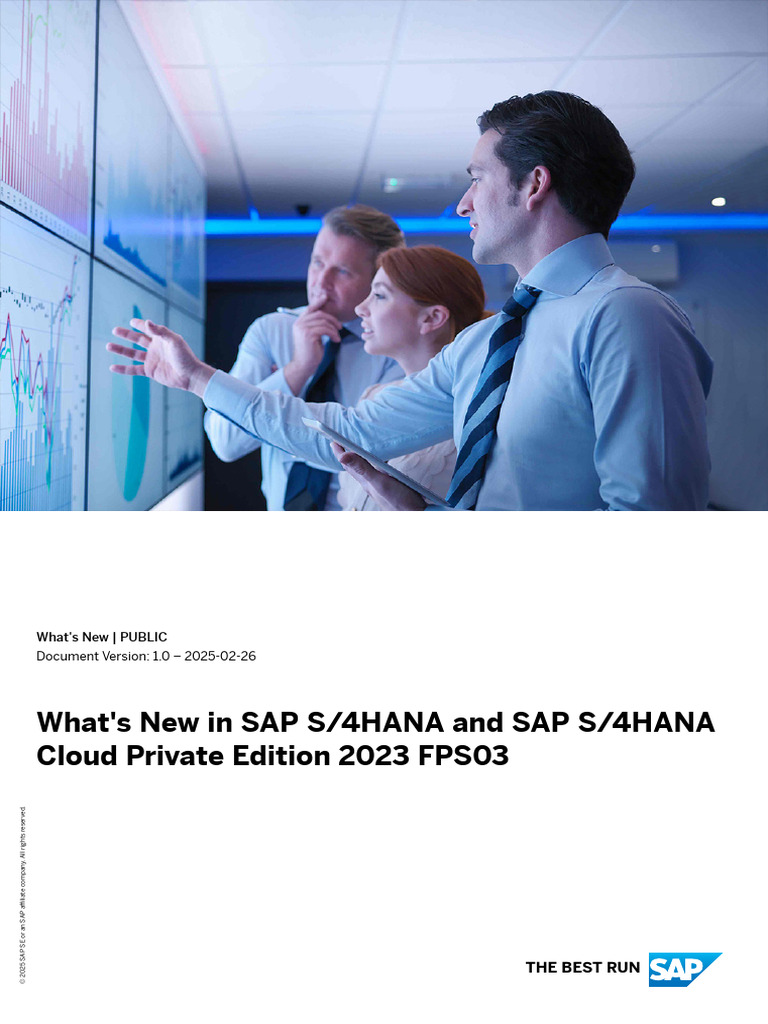 Sap S4hana 2023 Fps03 en | PDF | Software Engineering | Information ...