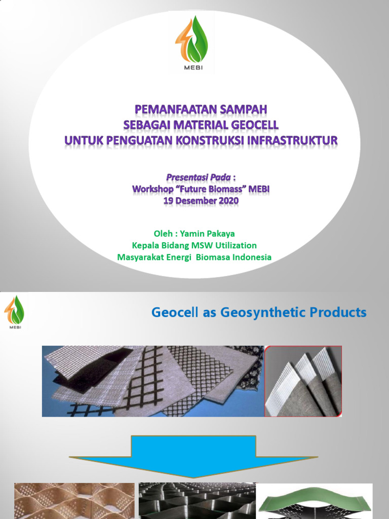 2 - Waste For Geocell WorkshopMEBI | PDF | Municipal Solid Waste | Materials