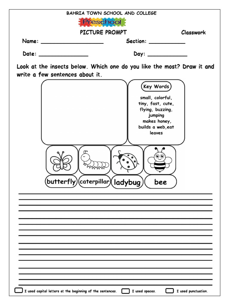 EDITED - Picture Prompt Worksheet | PDF