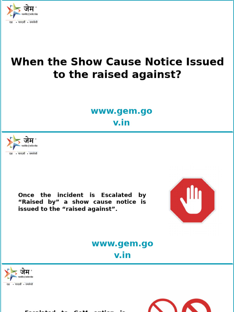 When The Show Cause Notice Issued To The Raised Against | PDF