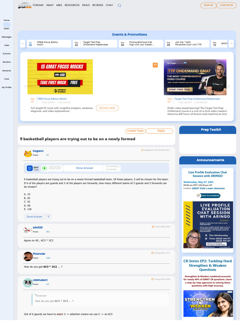 9 Basketball Players Are Trying Out To Be On A Newly Formed - Problem ...