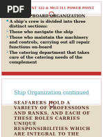 Ships Organizational Chart | PDF | Sea Captain | Sailor