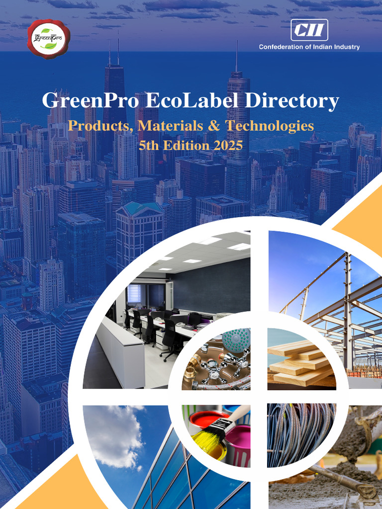GreenPro EcoLabel Directory - 2025 (5th Edition) | PDF | Cement | Green ...