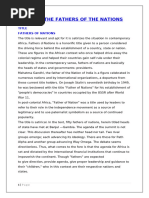 GUIDE NOTES - FATHERS OF NATIONS by Paul Vitta | PDF