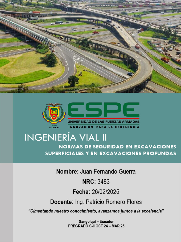 Autónomo - N°5 - NORMAS DE SEGURIDAD EN EXCAVACIONES SUPERFICIALES Y EN ...