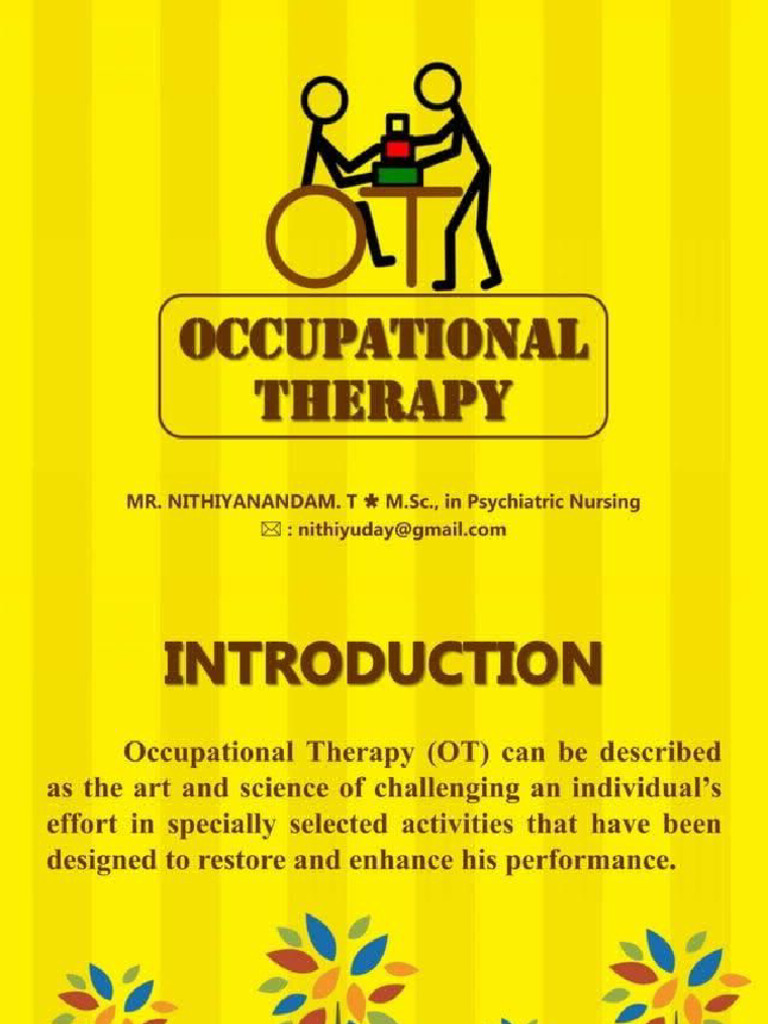 Occupational Therapy | PDF