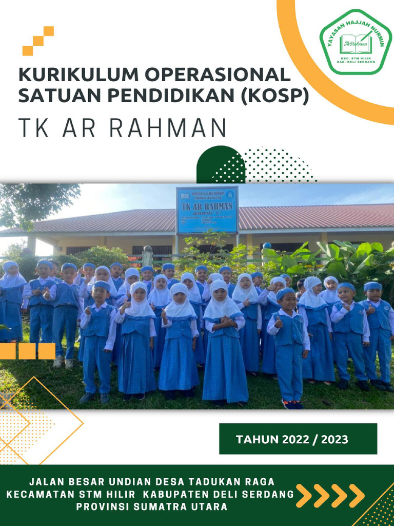 KOSP TK Ar Rahman 2022/2023 | PDF