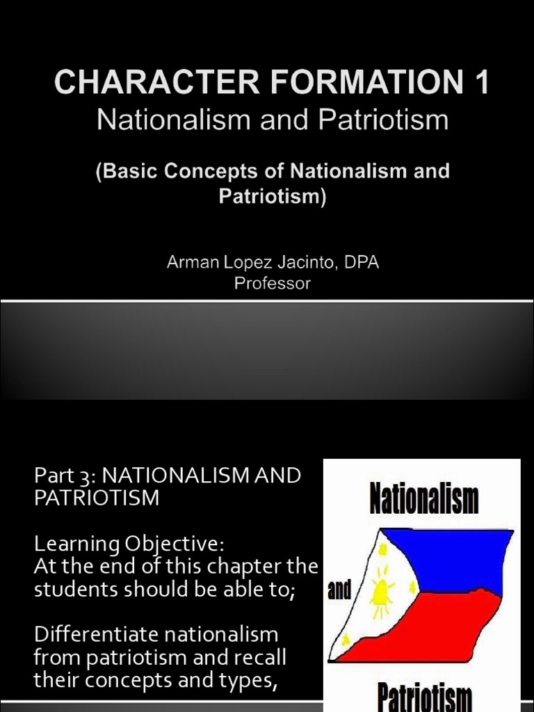 Nationalism vs. Patriotism Explained | PDF | Nationalism | Nation