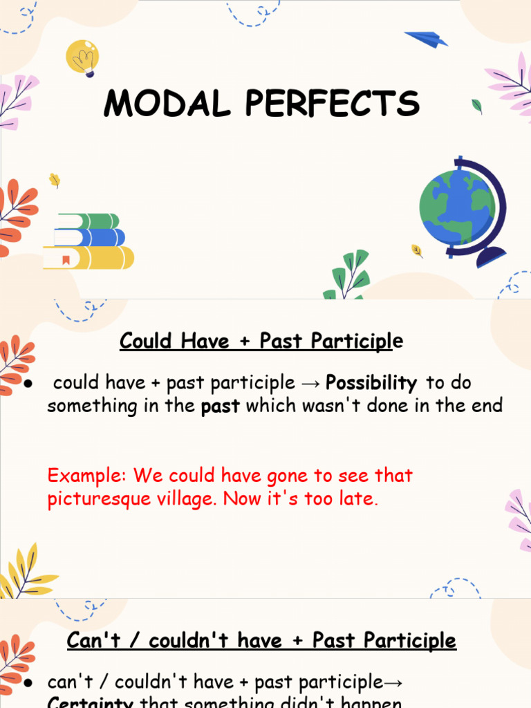 MODAL PERFECTS | PDF