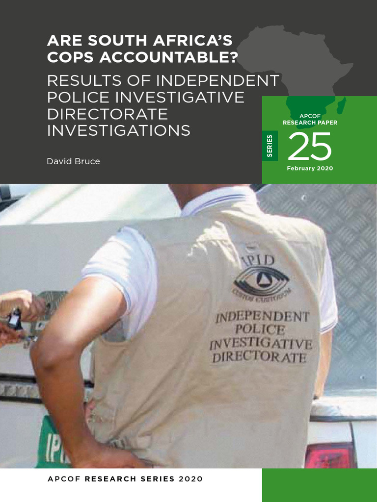 South Africa Police Accountability Report | PDF | Assault | Police