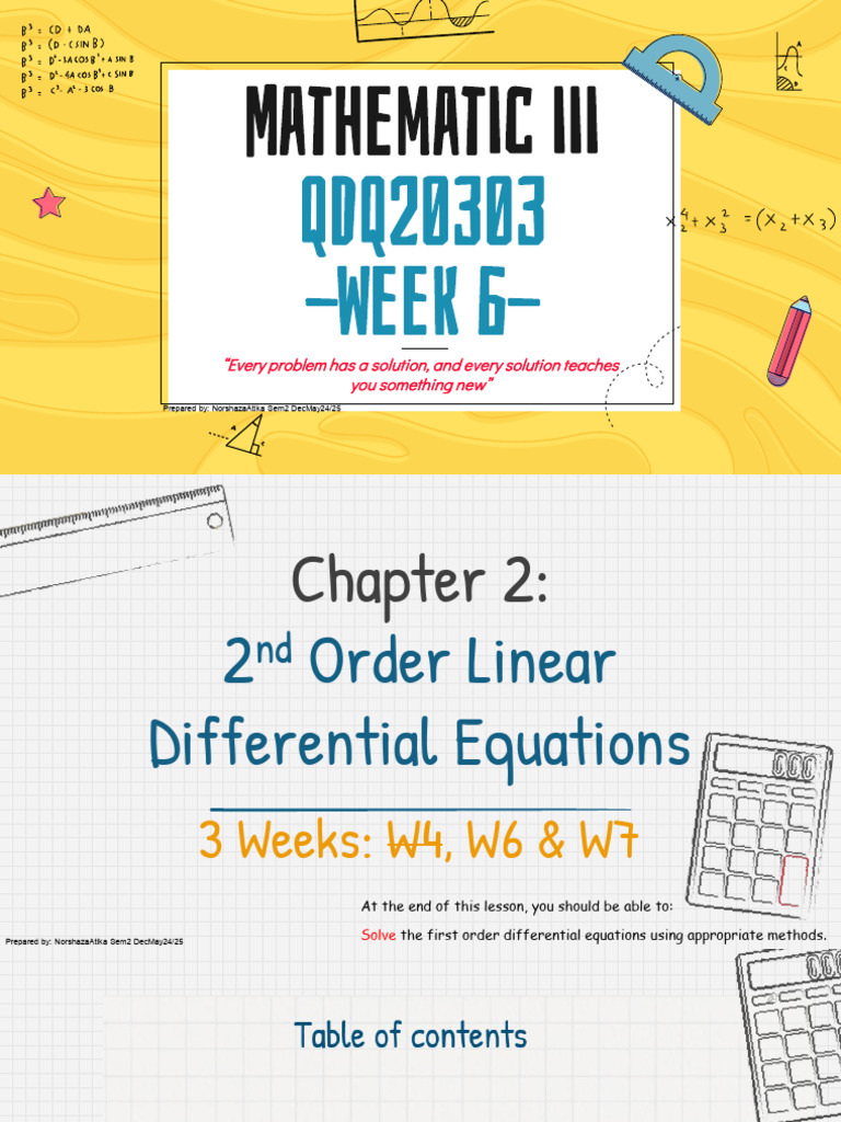 Nonhomogeneous Equation (Method of Undetermined Coefficient-MUC) | PDF ...