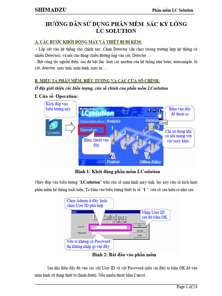 LCsolution Operation - PDA | PDF