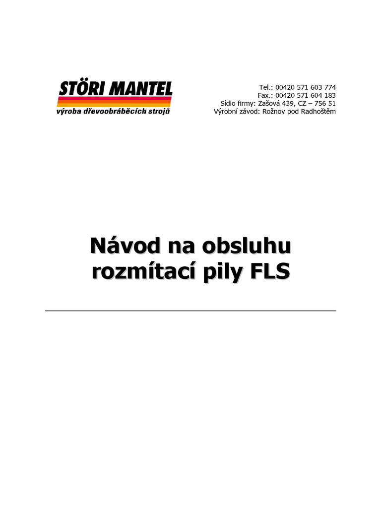 FLS Navod 08_2007 | PDF