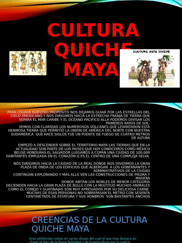 Cultura Quiche Maya | PDF | Civilización maya | Pueblos mayas