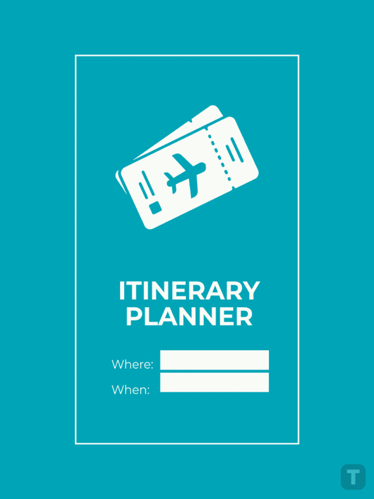 Basic Itinerary Planner Template | PDF