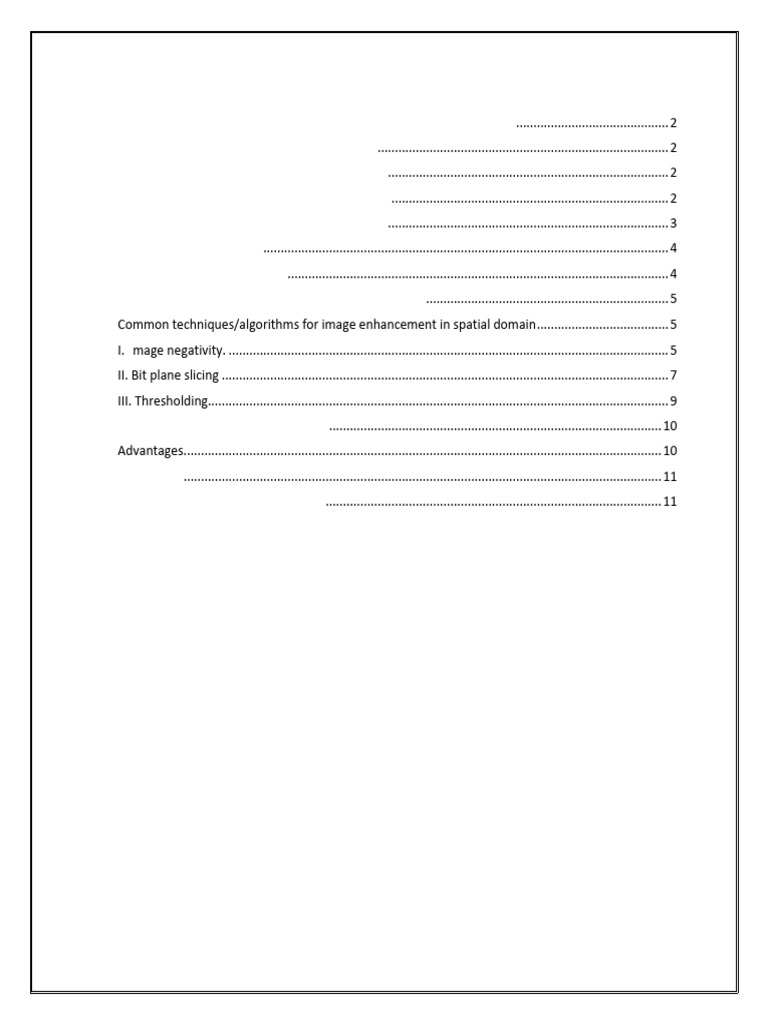 Spatial Domain Methods in Digital Image Processing Group 8 | PDF ...