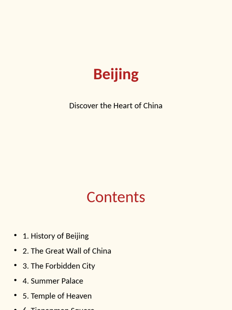 Beijing Presentation Decorated | PDF