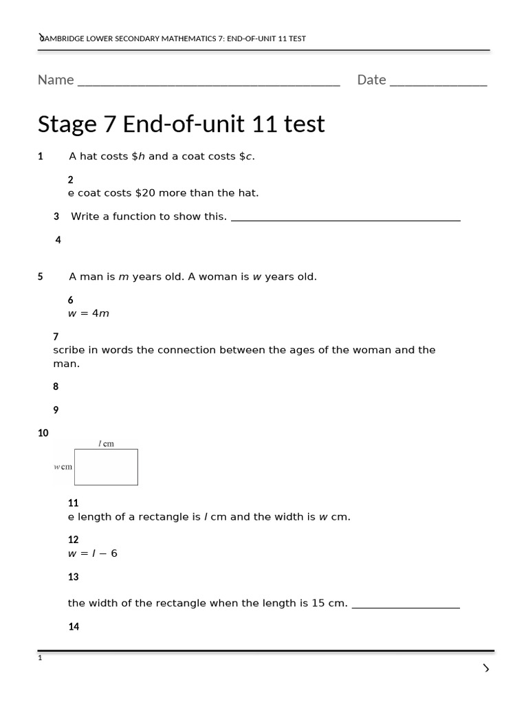 End of Unit 11 Test | PDF | Probability | Shape