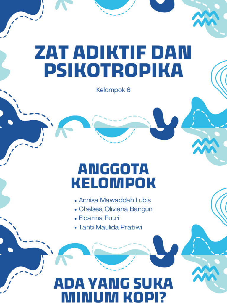 Zat Adiktif Dan Psikotropika - Kel 6 | PDF