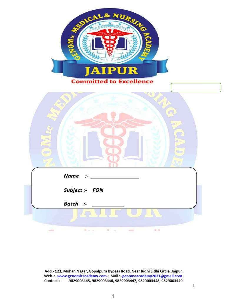 Fon by Genomic | PDF