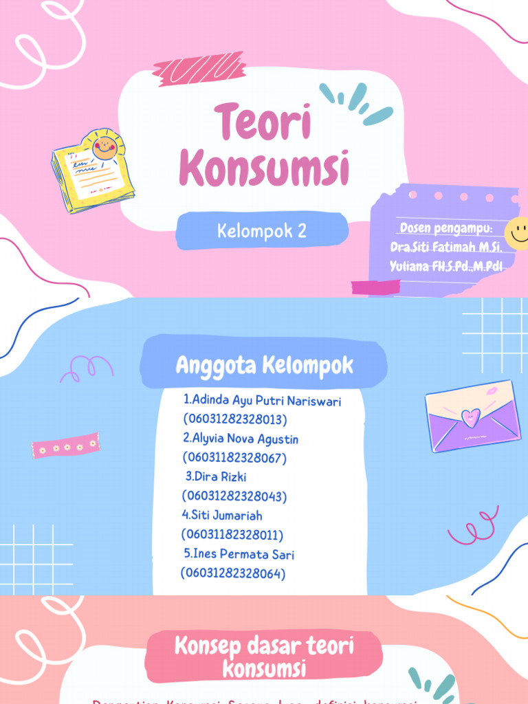 Temakro Kelompok 2 Teori Konsumsi | PDF