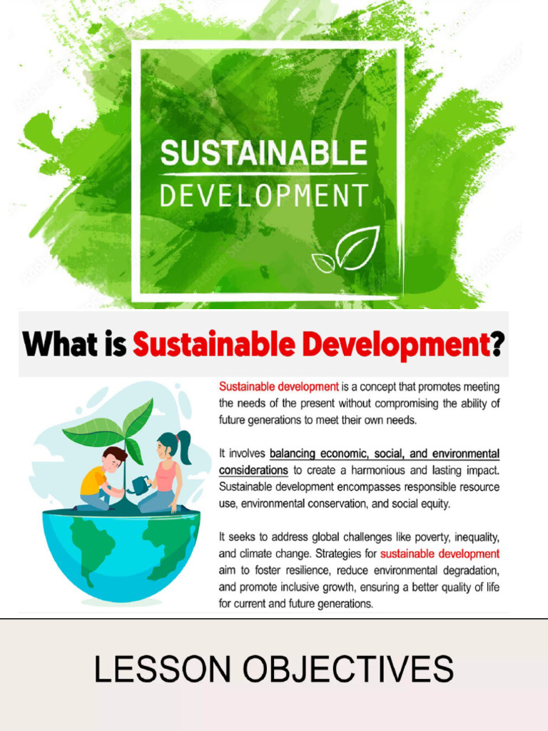 Sustaibable Development | PDF