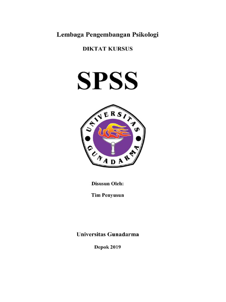 MODUL SPSS TERBARU | PDF