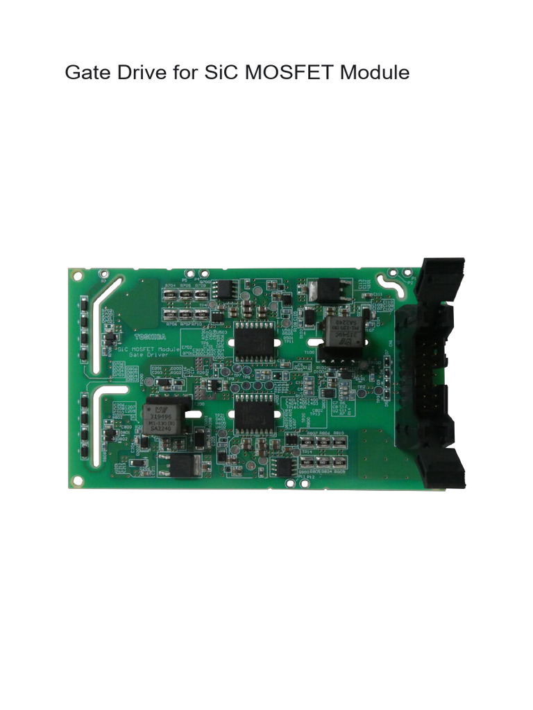 Gate Drive for SiC MOSFET Module | PDF | Mosfet | Field Effect Transistor